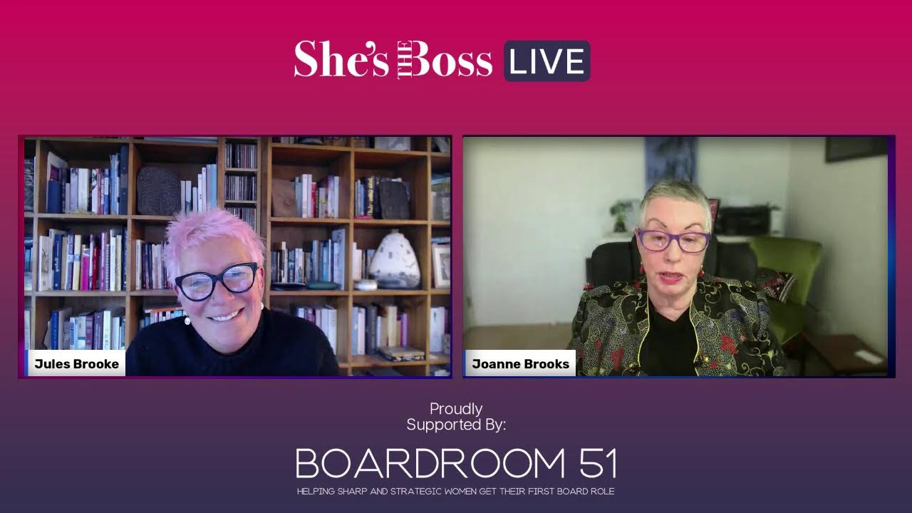 Live Show with Jules Brooke and Joanne Brooks - She's The Boss Group